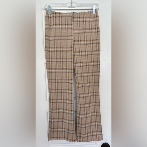 Altar'd State | Pants & Jumpsuits | Altard State Tan And Brown Plaid ...